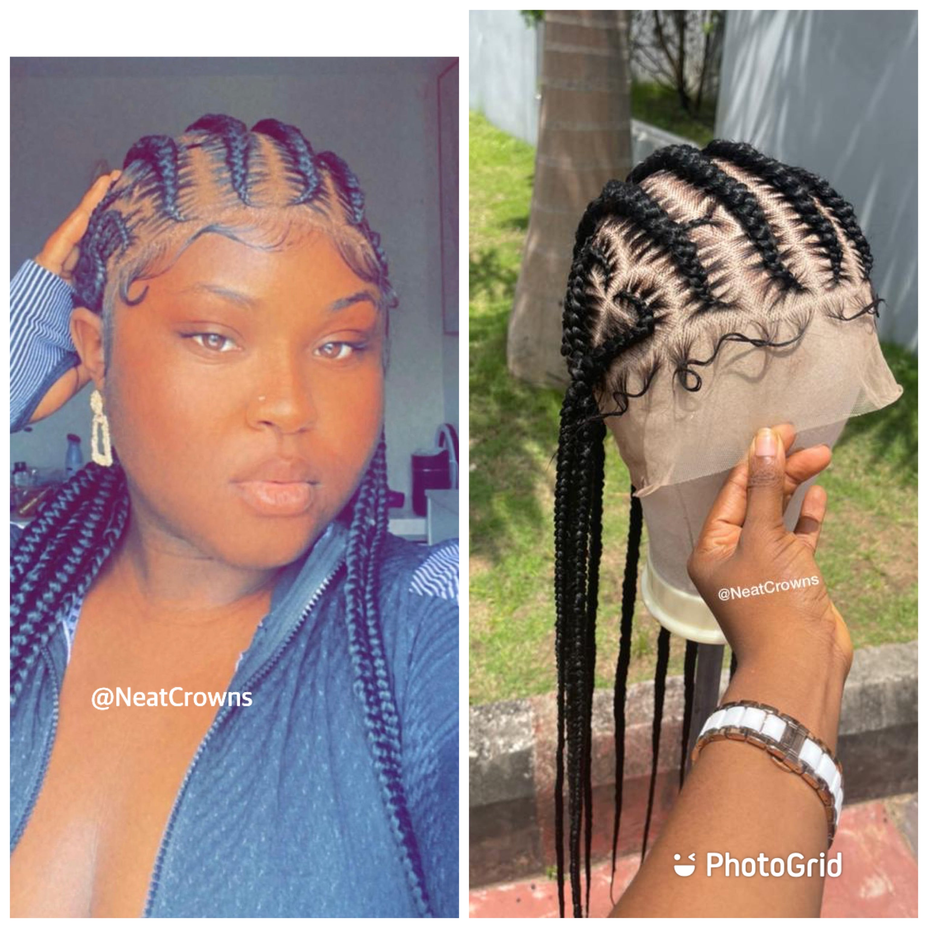 Heart and dollar sign stitch feedin braids – NeatCrowns
